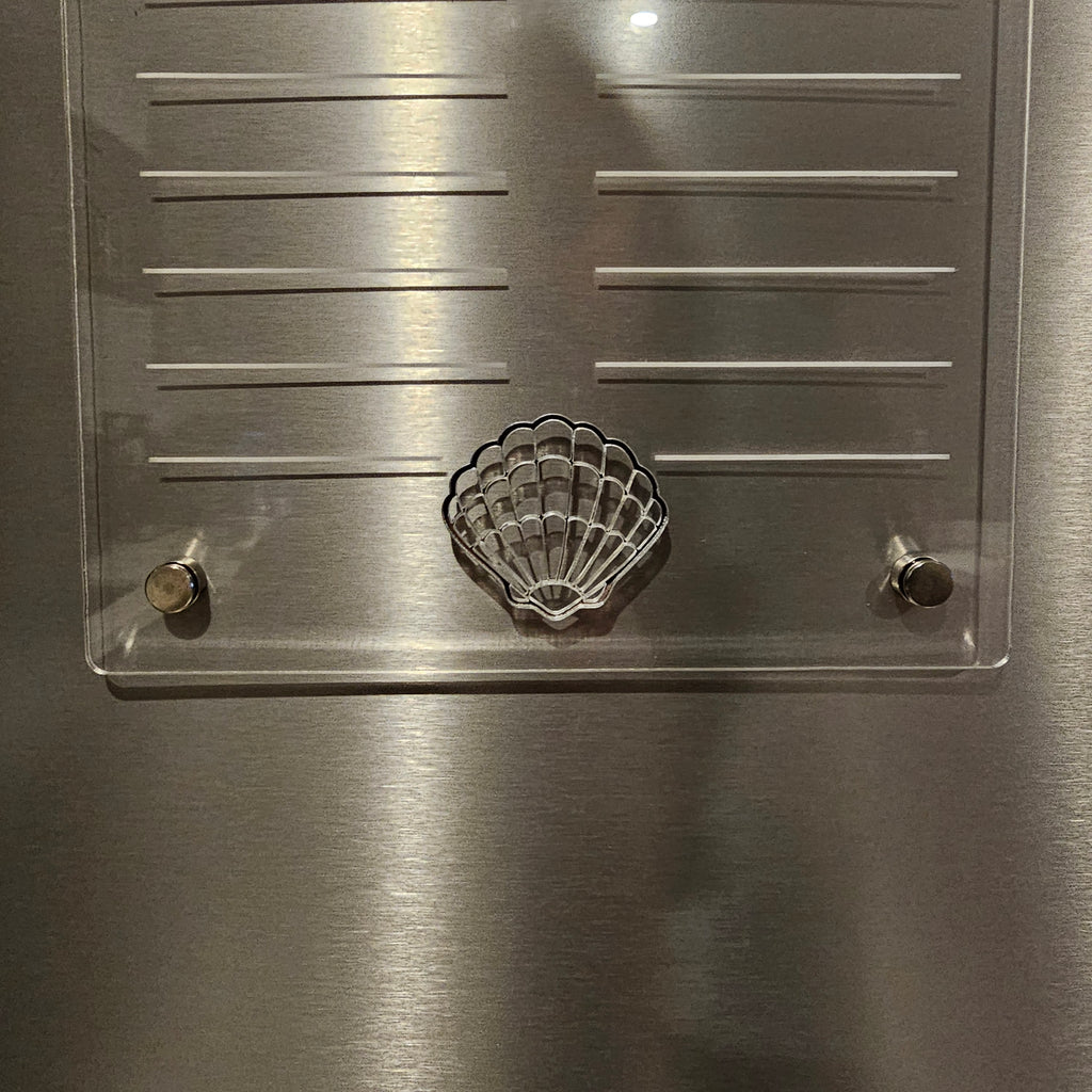 A4 Magnetic Fridge Shopping List Board – Clear Acrylic | Coastal Keepsakes
